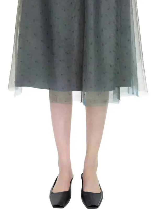 JNBY Polka Dot Tulle Skirt - Grey