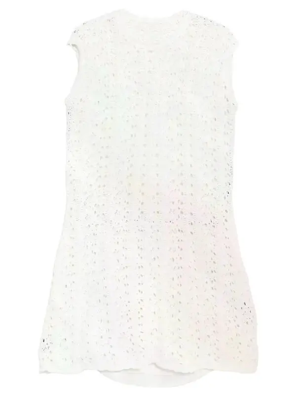 JNBY Macrame Sleeveless A-line Dress - White