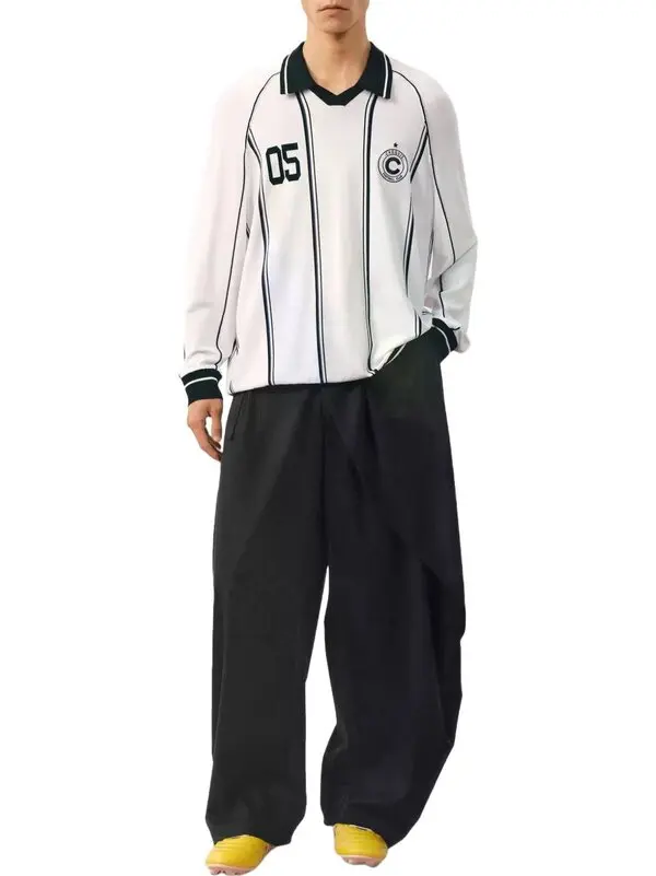 CROQUIS Tapered Drawstring Trousers - Black