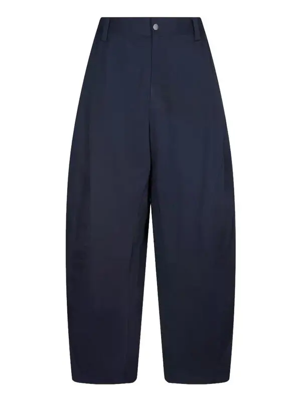 CROQUIS Tapered Drawstring Trousers - Blue