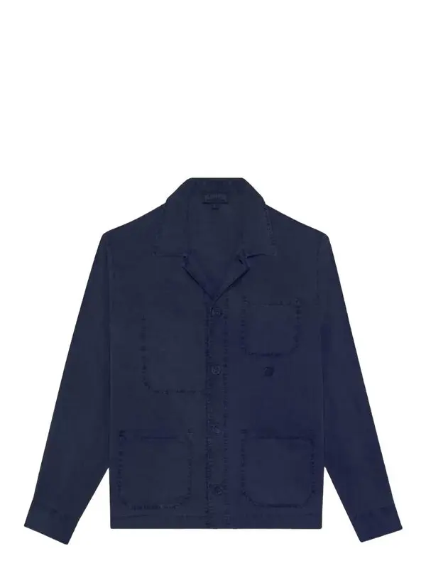 Vilebrequin Button-up Linen Shirt - Blue