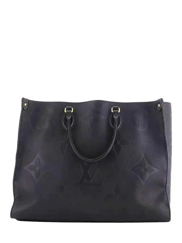 LOUIS VUITTON Onthego Monogram Empreinte Giant Gm Tote Bag - Black