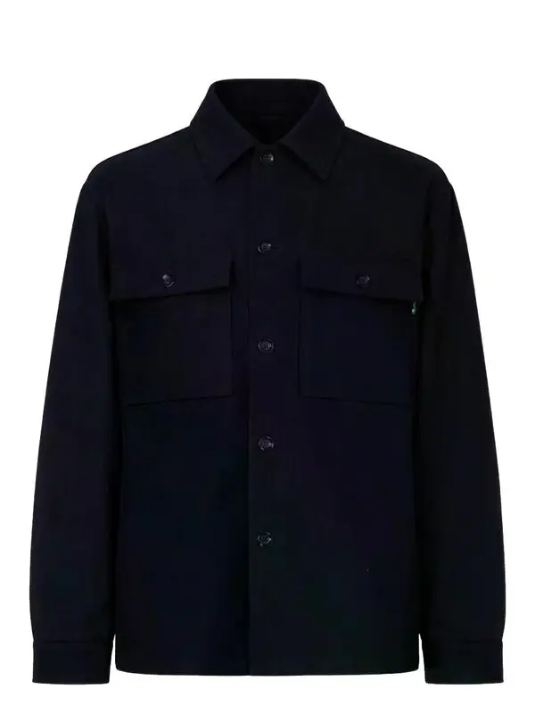 DEPARTMENT 5 Patch Pocket Shirt Jacket - Blue