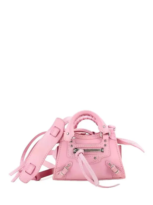 Balenciaga Neo Classic City Super Nano Crossbody Bag - Pink