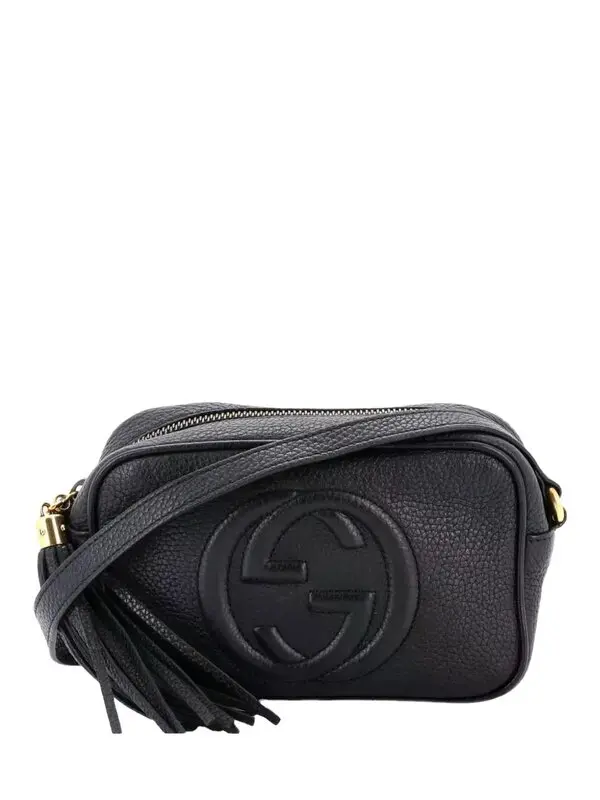 Gucci Soho Disco Leather Mini Crossbody Bag - Black