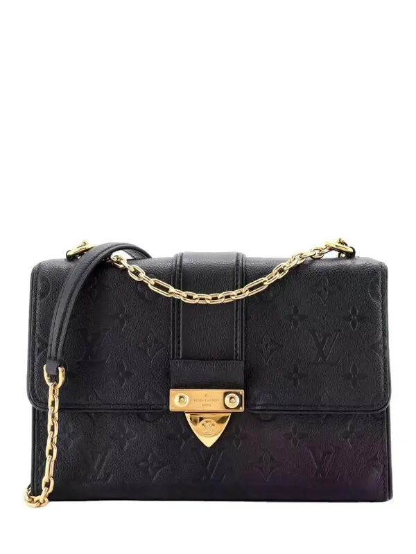 LOUIS VUITTON Saint Sulpice Pm Crossbody Bag Monogram Empreinte Leather - Black