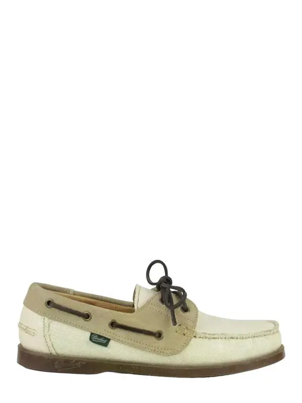 Paraboot Canvas Boat Shoes - Neutrals