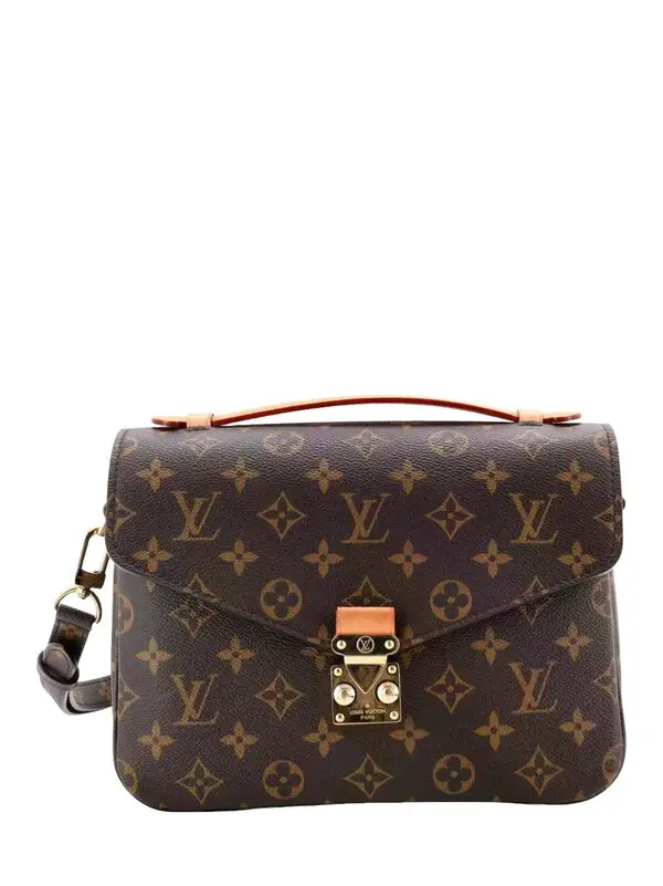LOUIS VUITTON Pochette Metis Monogram Canvas Crossbody Bag - Brown