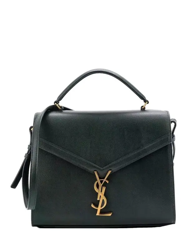 Saint Laurent Cassandra Top Handle Satchel - Green