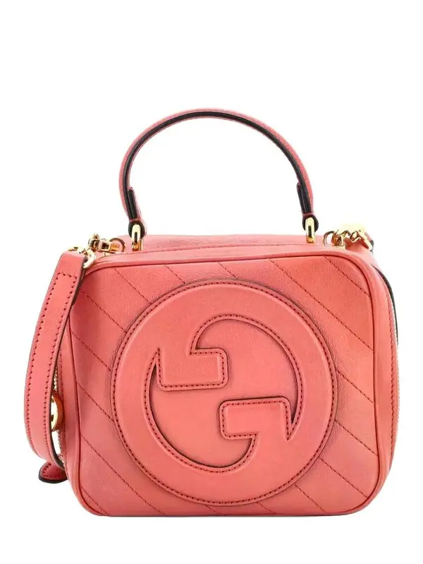 Gucci Blondie Top Handle Satchel - Pink