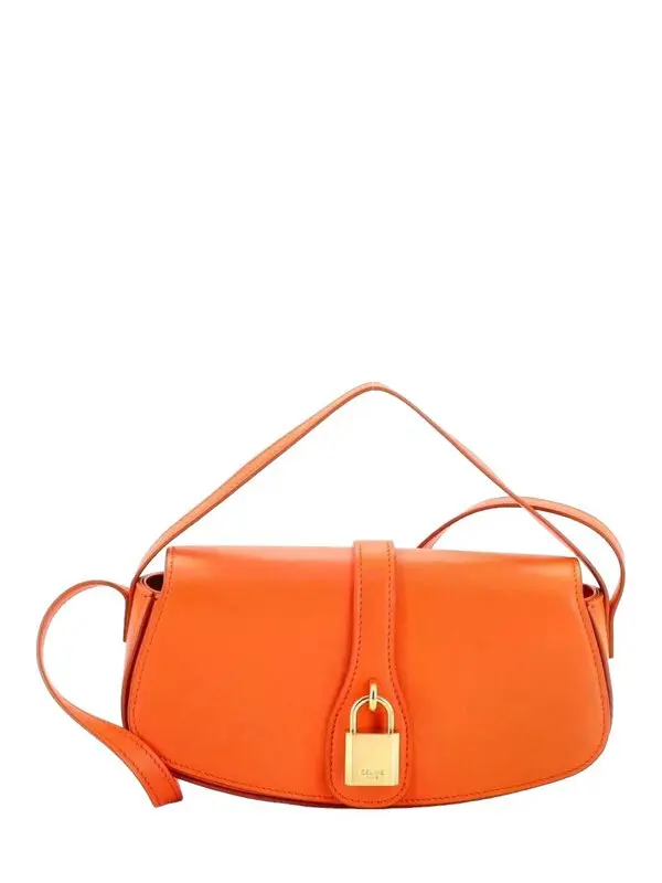 Celine Tabou Clutch With Strap - Orange