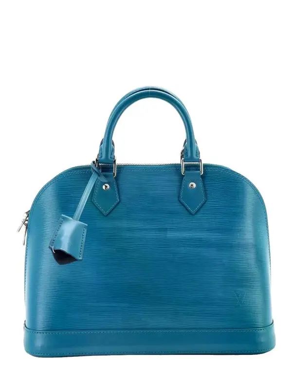 LOUIS VUITTON Alma Handbag Epi Leather Pm - Blue