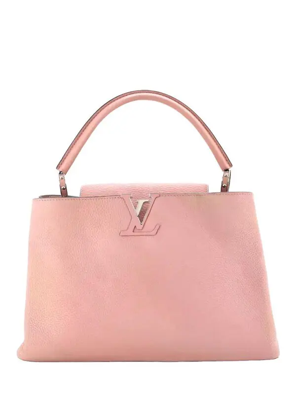 LOUIS VUITTON Capucines Mm Satchel - Pink