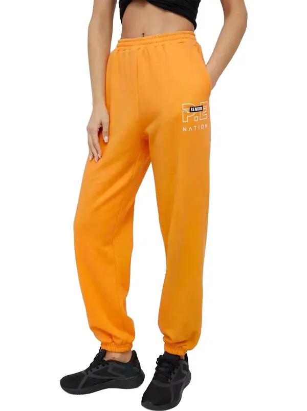 P.E Nation Fit Training Track Pants - Orange