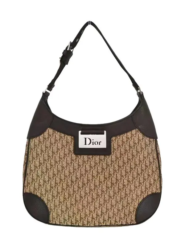 Dior 2006 Trotter Logo Tote Bag - Neutrals