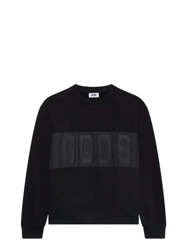 Gcds Logo-band Sweatshirt - Black