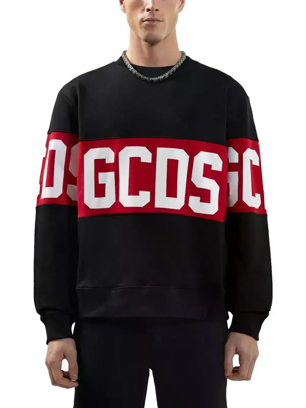 Gcds Logo Sweatshirt - Black