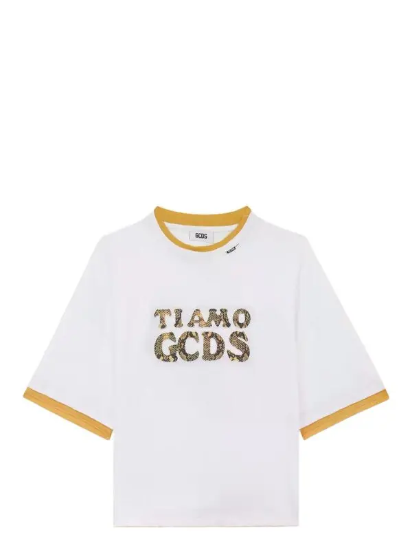 Gcds Graphic Crew-neck T-shirt - White