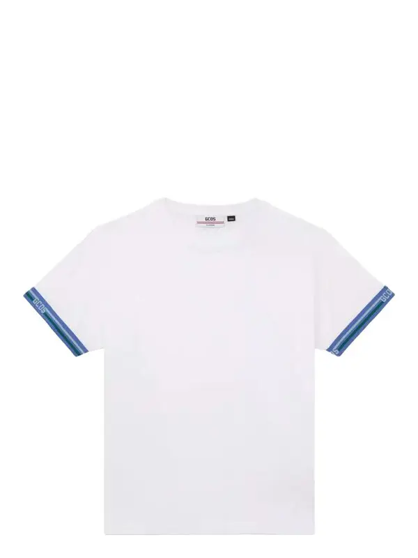 Gcds Logo-detail T-shirt - White