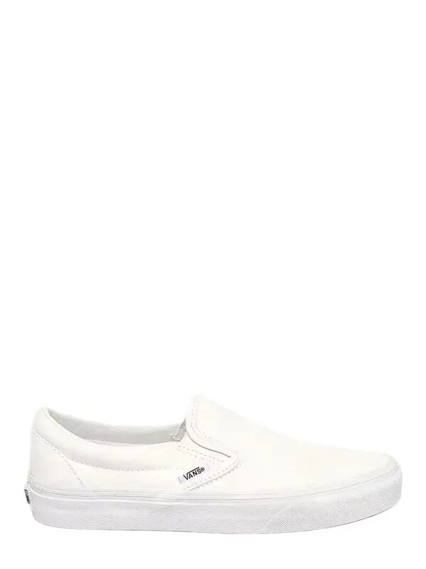 VANS Logo-patch Slip-on Sneakers - White