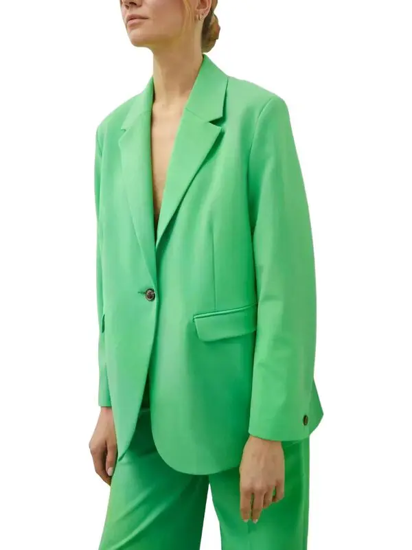SAMSOE SAMSOE Single-breasted Blazer - Green