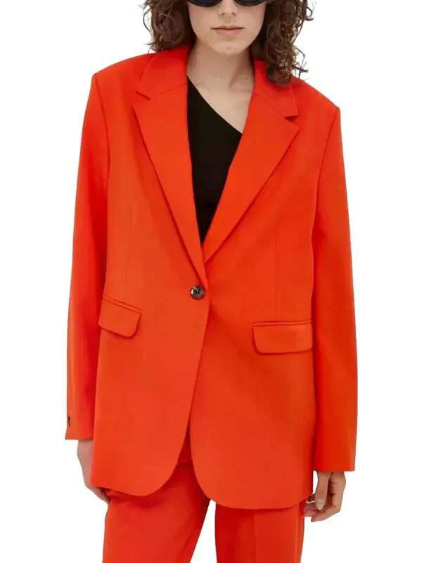 SAMSOE SAMSOE Single-breasted Blazer - Orange