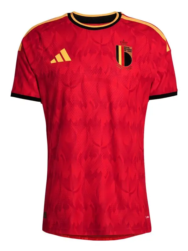 Adidas Belgium 26 Home Authentic Jersey - Red