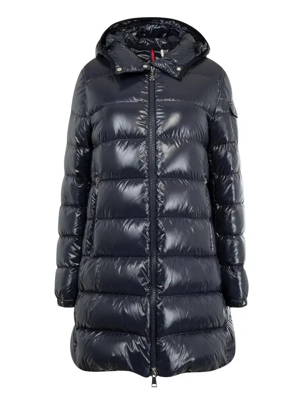 Moncler Courcelles Long Coat - Blue