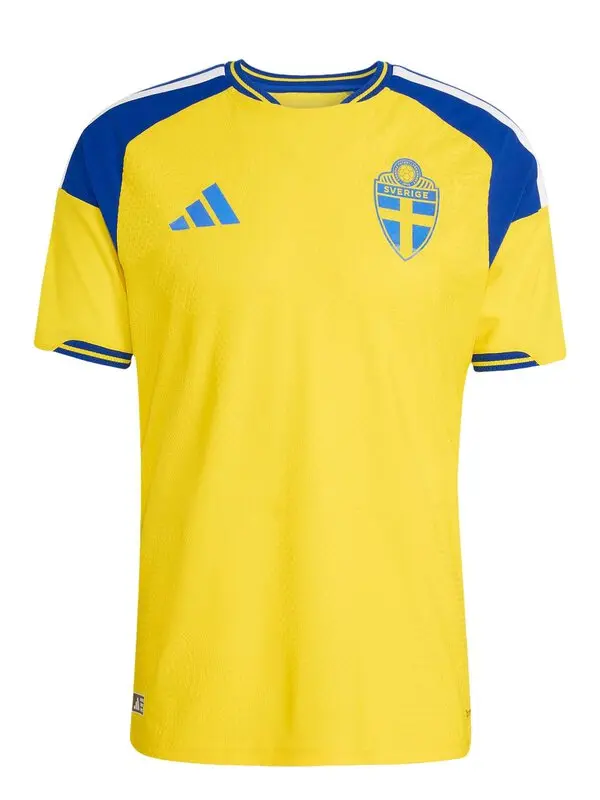 Adidas Sweden 26 Home Authentic Jersey - Yellow