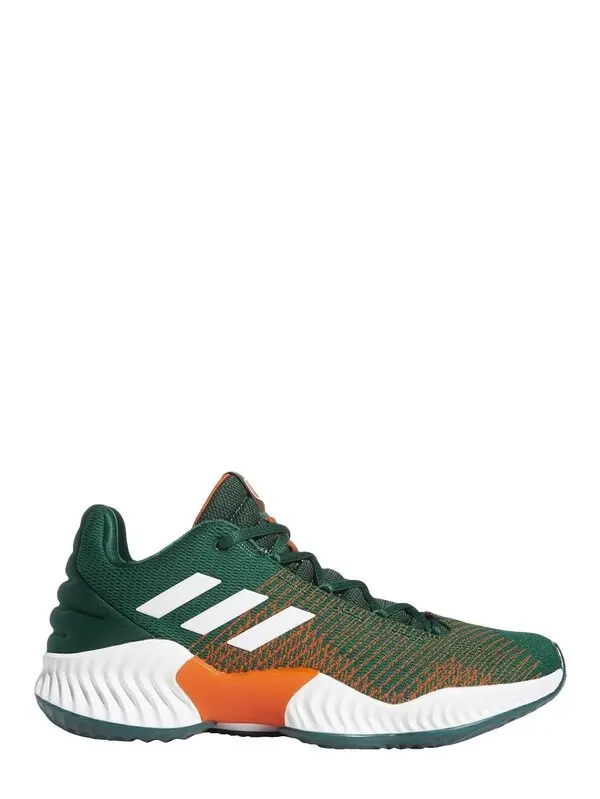 Adidas Pro Bounce 2018 Low 'miami Hurricanes - Green