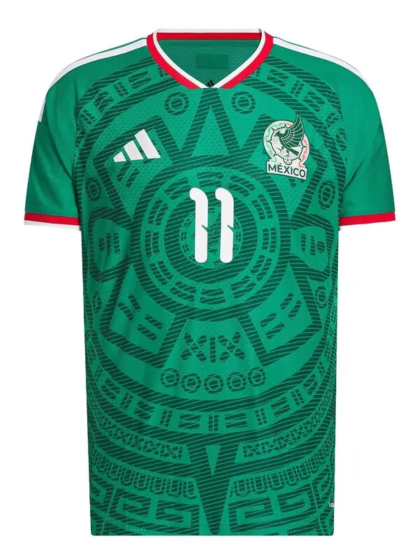 Adidas Mexico 26 Home Gimenez Authentic Jersey - Green