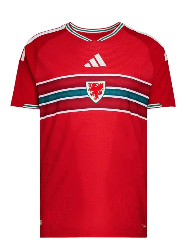 Adidas Wales 26 Home Authentic Jersey - Red