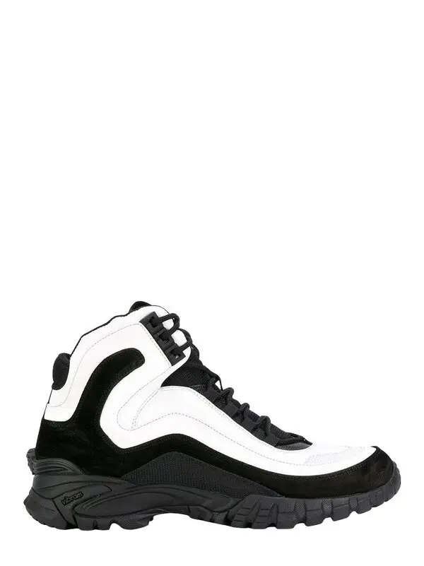 Versace Greek Key High-top Sneakers - Black