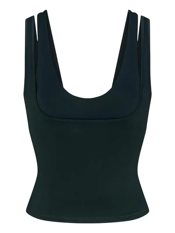 NIKESKIMS Matte Double-strap Tank Top - Blue