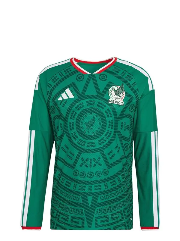 Adidas Mexico 26 Home Authentic Long-sleeve Jersey - Green