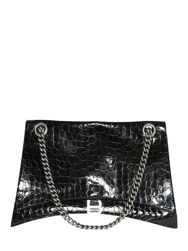 Balenciaga Crush Chain Bag - Black