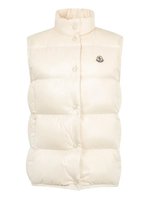 Moncler Badia Puffer Vest - White