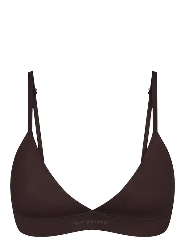 NIKESKIMS Shine Triangle Bra - Brown