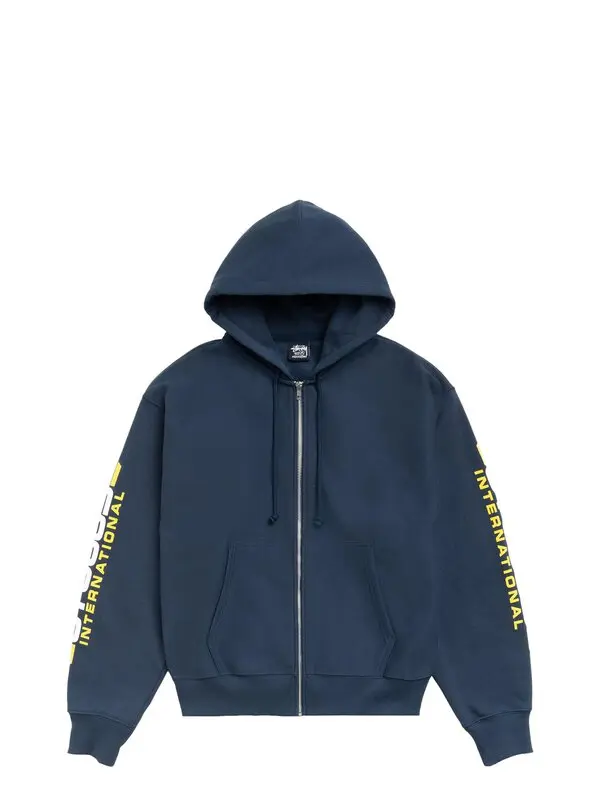 StÜssy Blade Zip Hoodie - Blue