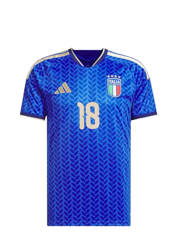 Adidas Italy 26 Home Barella Jersey - Blue