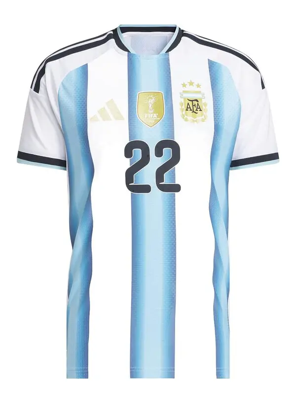 Adidas Argentina 26 Home Martinez Authentic Jersey - White