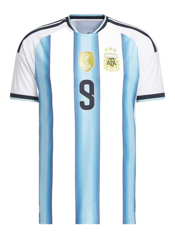 Adidas Argentina 26 Home Alvarez Authentic Jersey - White