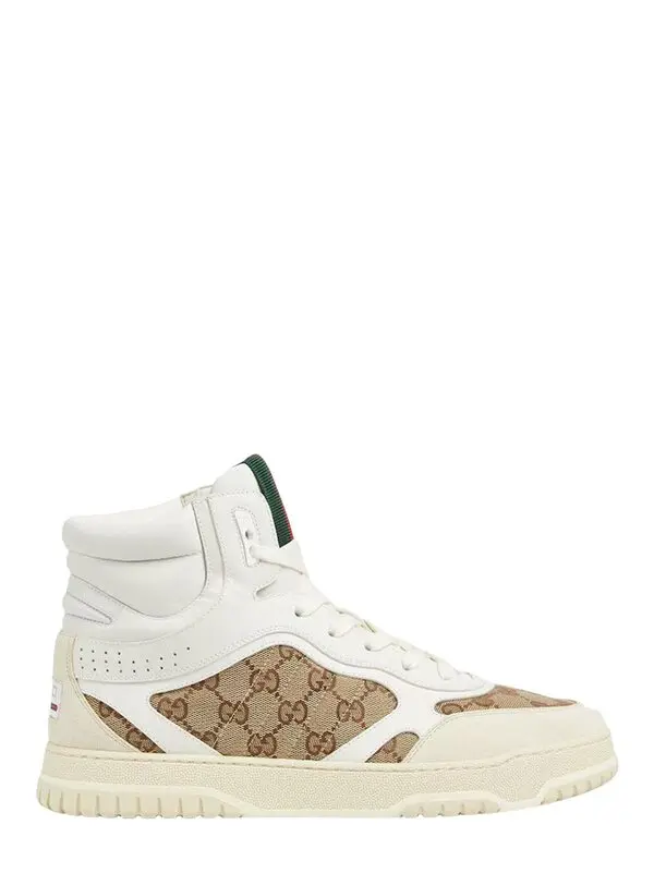 Gucci Re-web High-top Sneakers - White