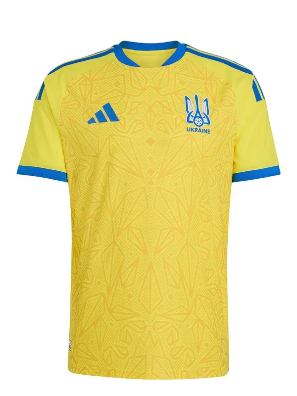Adidas Ukraine 26 Home Authentic Jersey - Yellow