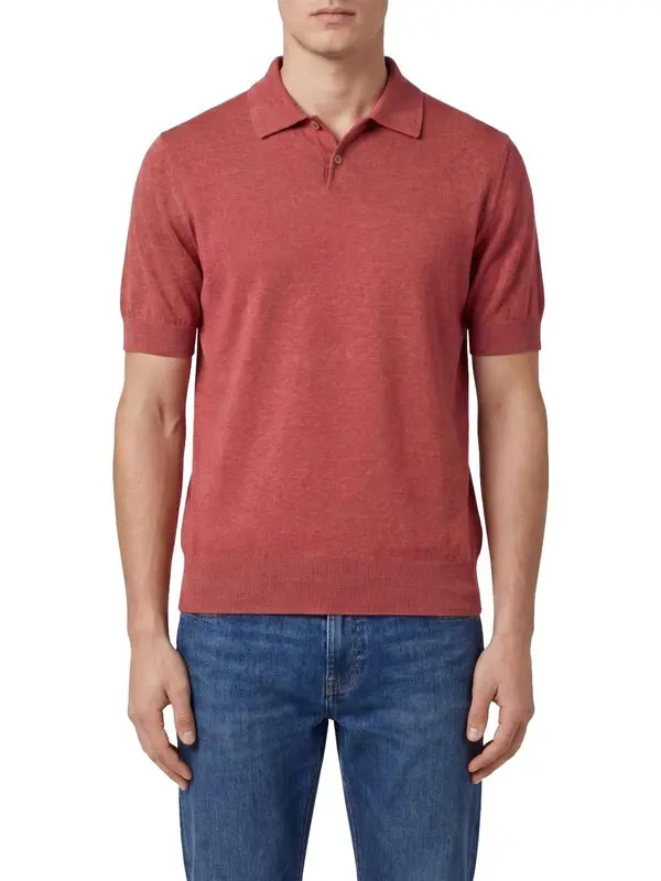 Brunello Cucinelli Polo Shirt - Salmon