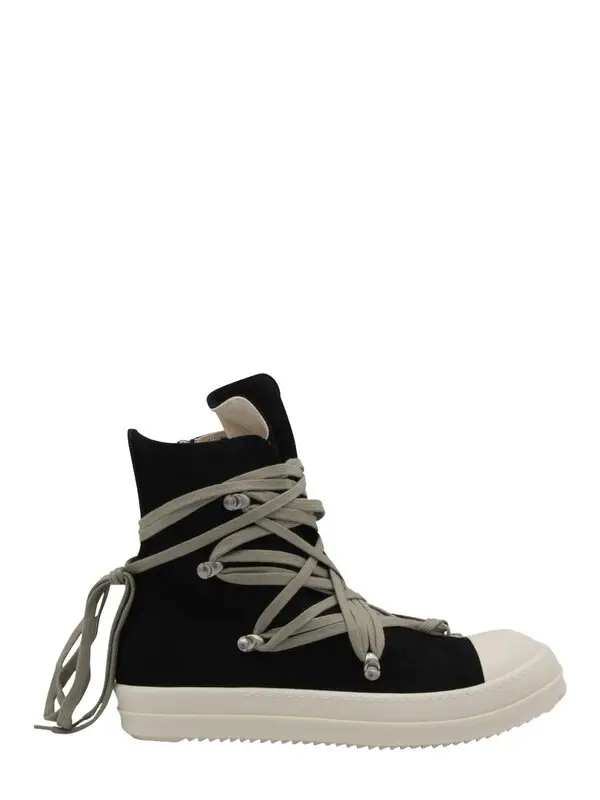 Rick Owens High Top Sneakers - Black