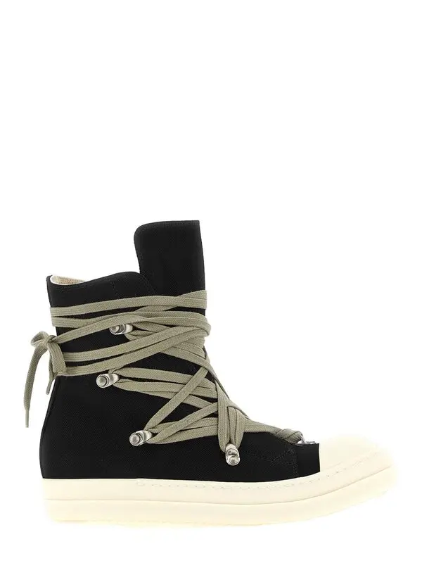 Rick Owens High Top Sneakers - White