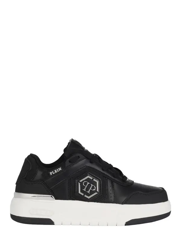Philipp Plein Runner Hexagon Predator Lace-up Sneakers - Black