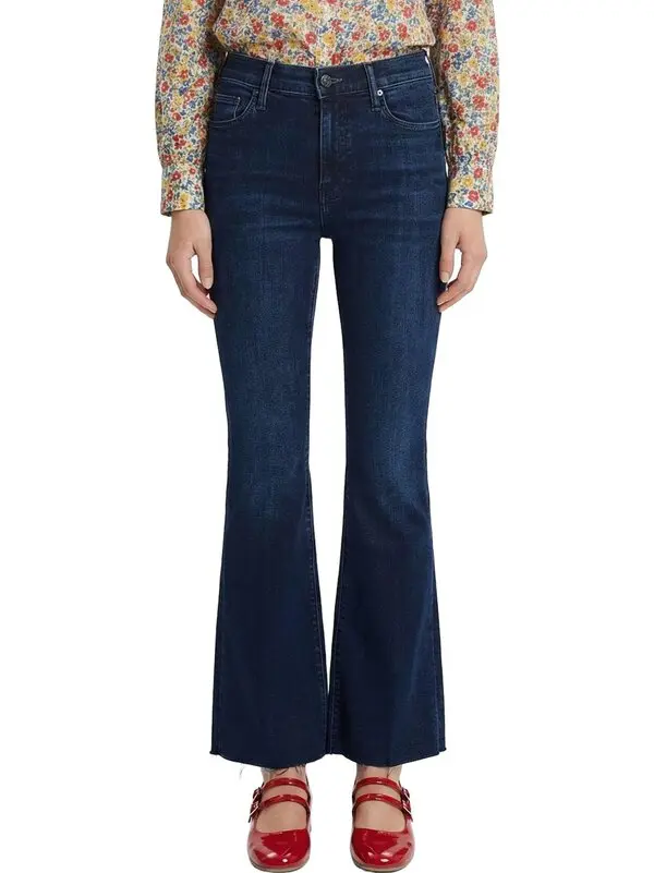 MOTHER Stretch Flared Jeans - Denim