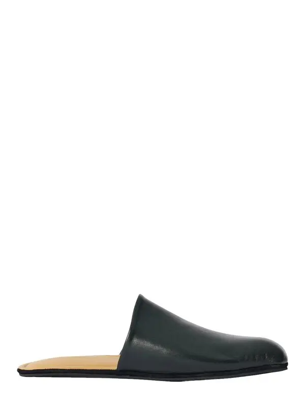 Our Legacy Leather Cigarr Mules - Black
